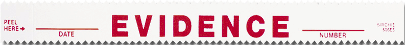 EVIDENCE ID STRIPS, “Evidence (Date/Number)” , .75″ x 7” (606ES ...