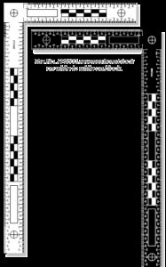 Reversible Scale, 300mm x 150mm (PPS600) – Forensi-Tech Limited
