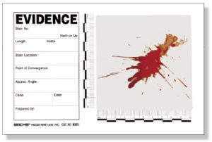 Blood Stain/Evidence Template, 15 pk. (BST1) – Forensi-Tech Limited