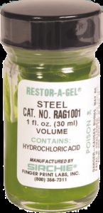 RESTOR-A-GEL® Serial Number Restoration Gel – Steel (RAG1001) – Forensi ...