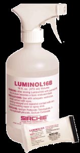 Luminol Blood Reagent w/ Spray Head, 16oz/2pk (LUMINOL16) – Forensi ...