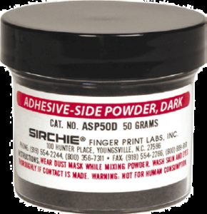 Dark Adhesive-Side Powder, 50g (ASP50D) – Forensi-Tech Limited